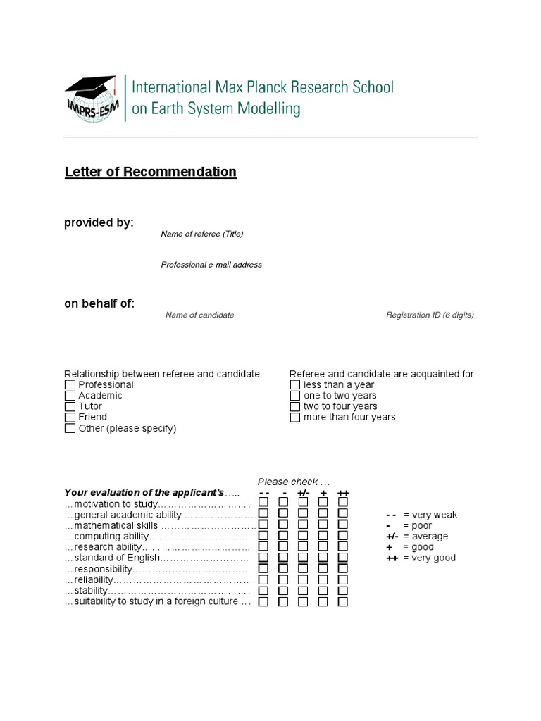 Reference Sheet To IMPRS | PDF