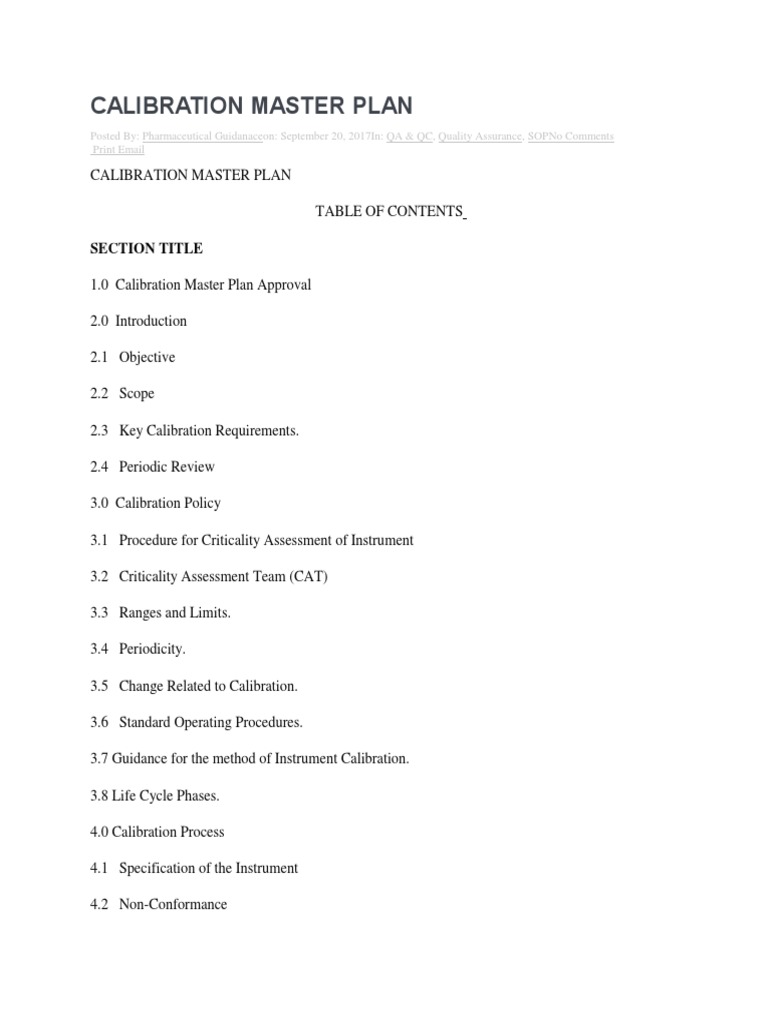A Comprehensive Guide to Calibration Management for Quality Assurance ...
