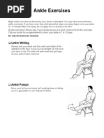 Ankle Foot AROM PDF | PDF