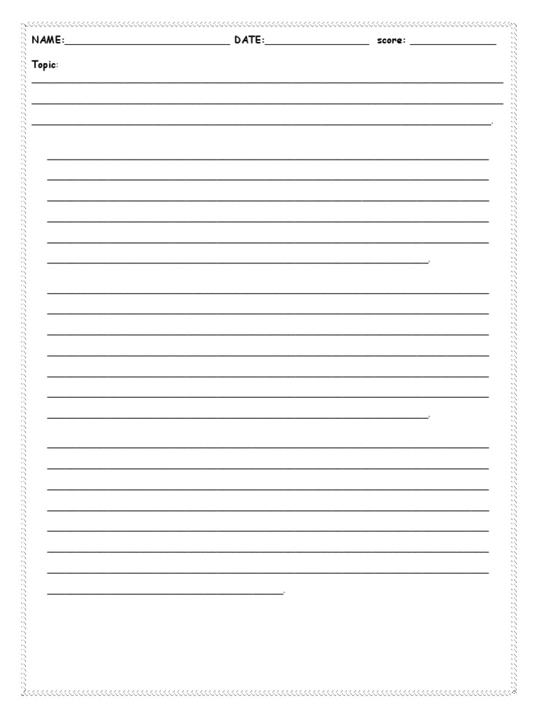 Writing Final Worksheet | PDF