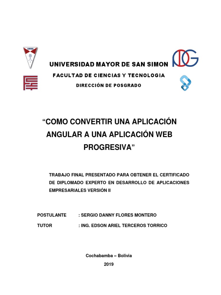 Como Convertir Una Aplicacion Angular A Una Aplicacion Web Progresi | Descargar gratis PDF ...