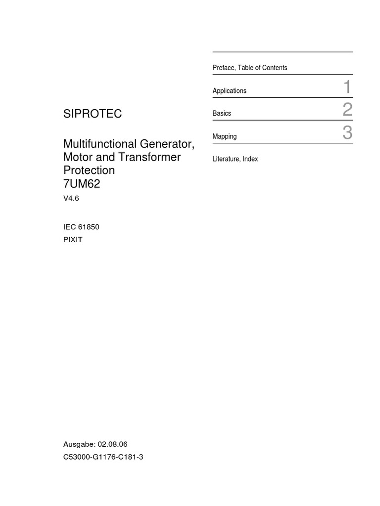 7UM62xx Manual PIXIT A3 V046201 en PDF | PDF | Ethernet | File Transfer Protocol