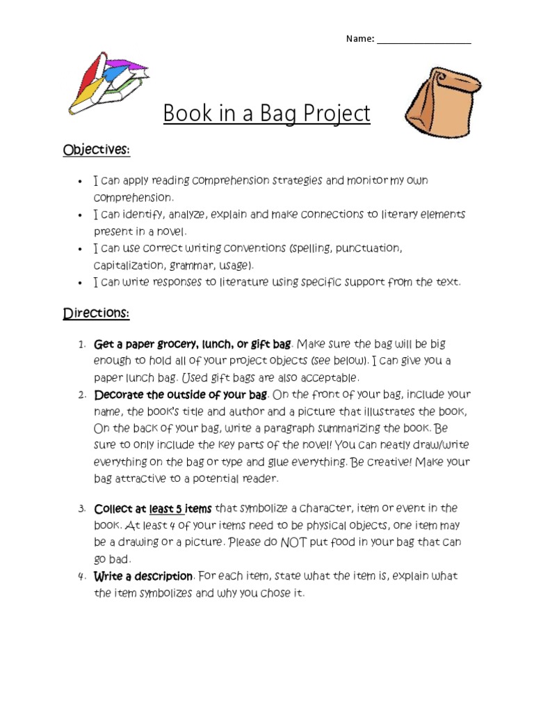 Book in a Bag Project Guidelines | PDF