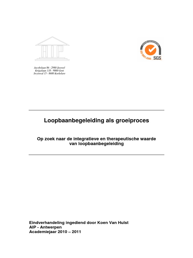 Loopbaanbegeleiding | PDF