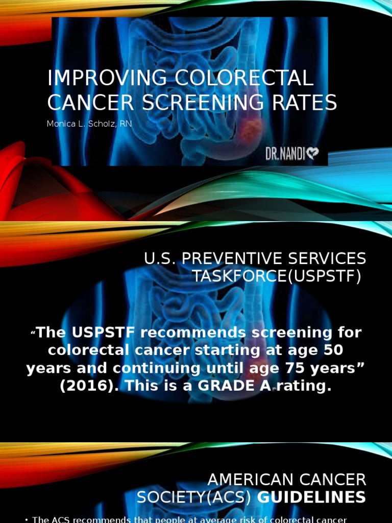 Colon Cancer Screening | PDF | Colorectal Cancer | Screening (Medicine)