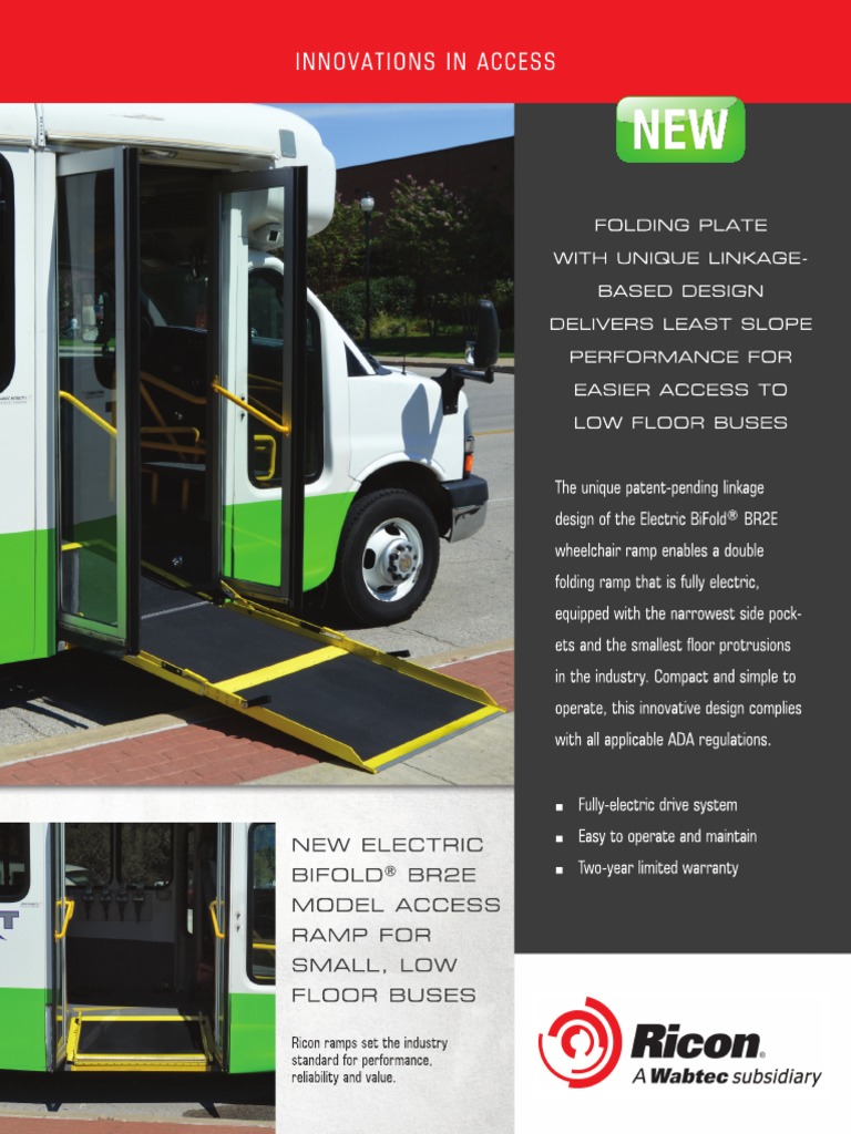 Ricon BR2 EBi Fold Ramp | PDF | Manufactured Goods | Electrical Engineering