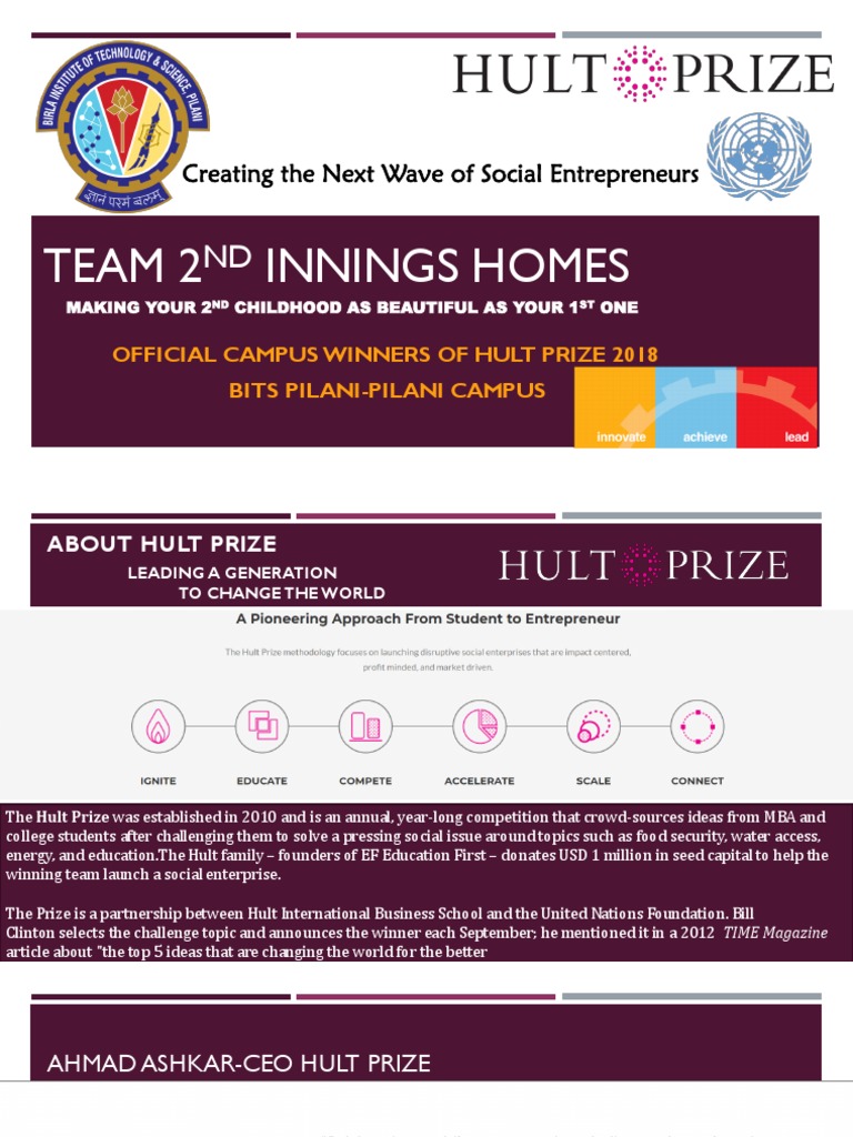 Hult Prize 2019 | PDF | 3 D Printing | Entrepreneurship