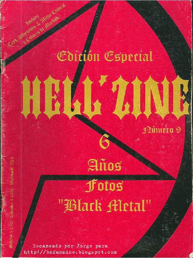 Black Metal - Hell Zine Issue 9-Edición Especial | PDF