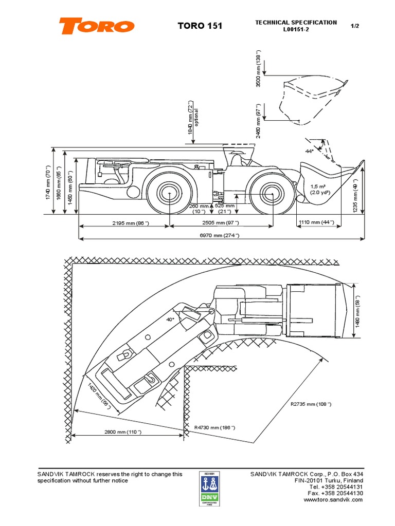Toro 151 D | PDF | Engines | Transmission (Mechanics)