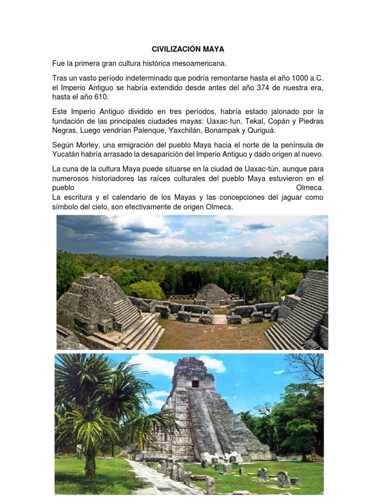 Civilización Maya | PDF