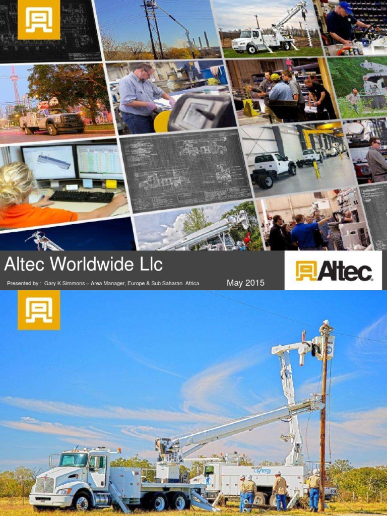 ALTEC Maintenance Products | PDF | Crane (Machine) | Truck