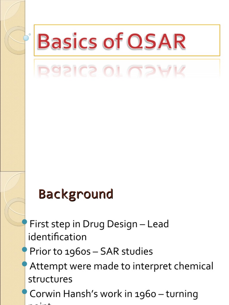 Basics of QSAR | Download Free PDF | Business
