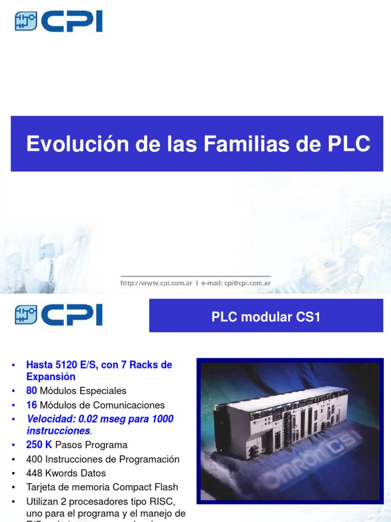 Parte 2 - Familias de PLCs | PDF | Controlador lógico programable | Scada