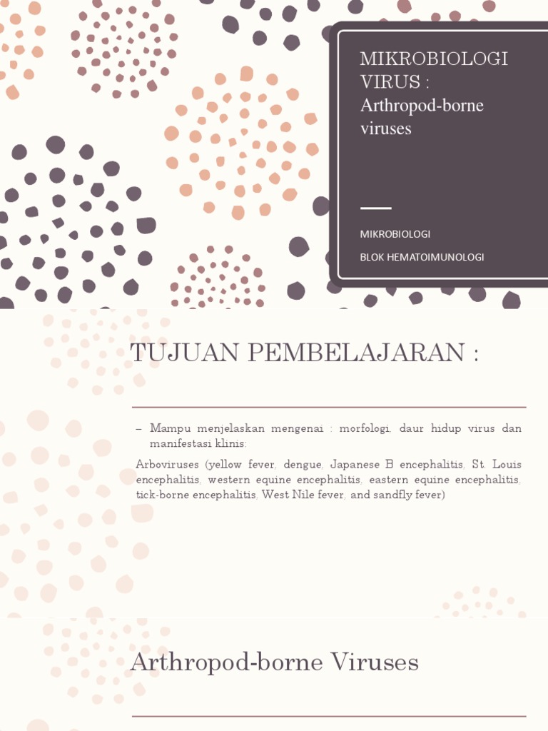 Understanding Arthropod-Borne Viruses | PDF | Yellow Fever | Infection