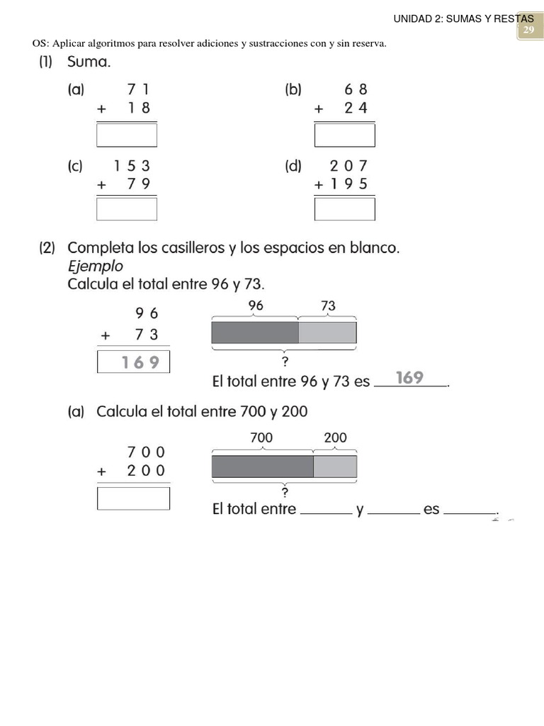 Ejercicios de Suma Tercero Básico | PDF | Métodos y materiales de ...