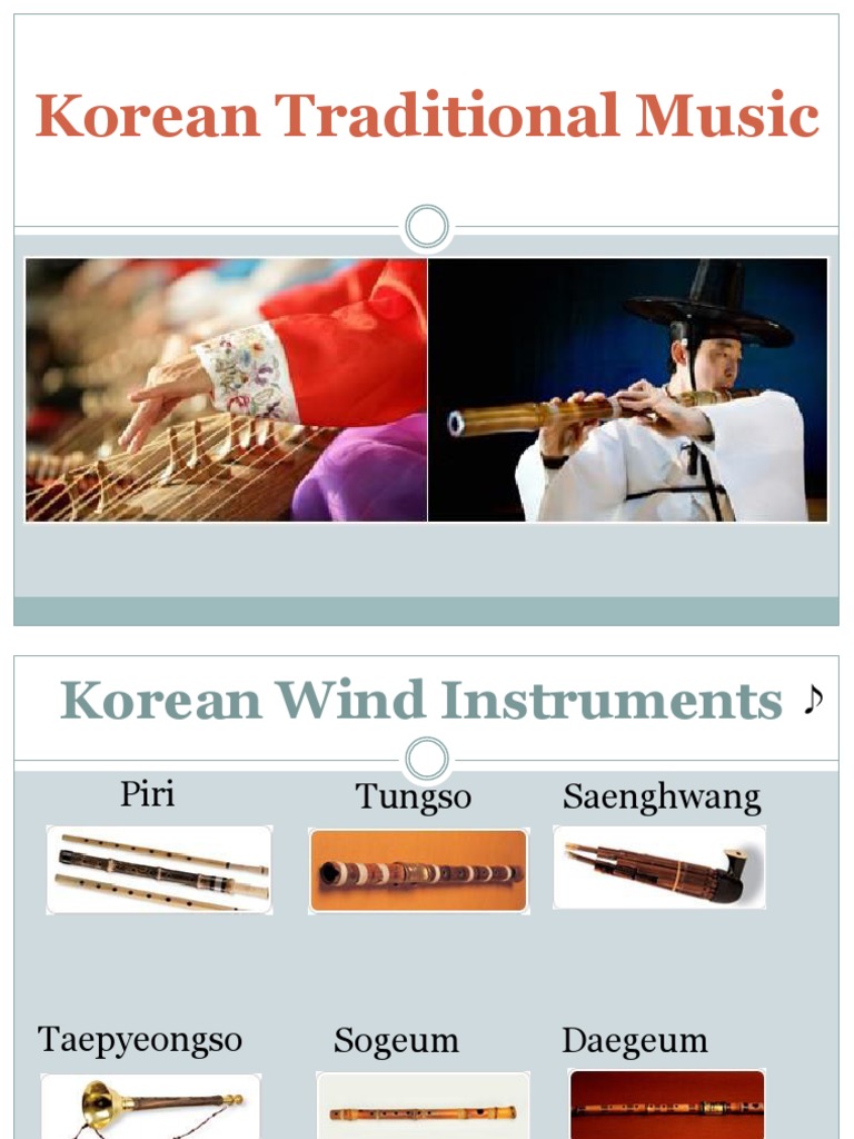 Korean Traditional Music | PDF