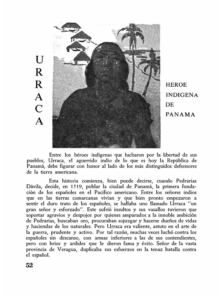 16 Urraca Héroe Indígena de Panamá | Descargar gratis PDF | Panamá | España