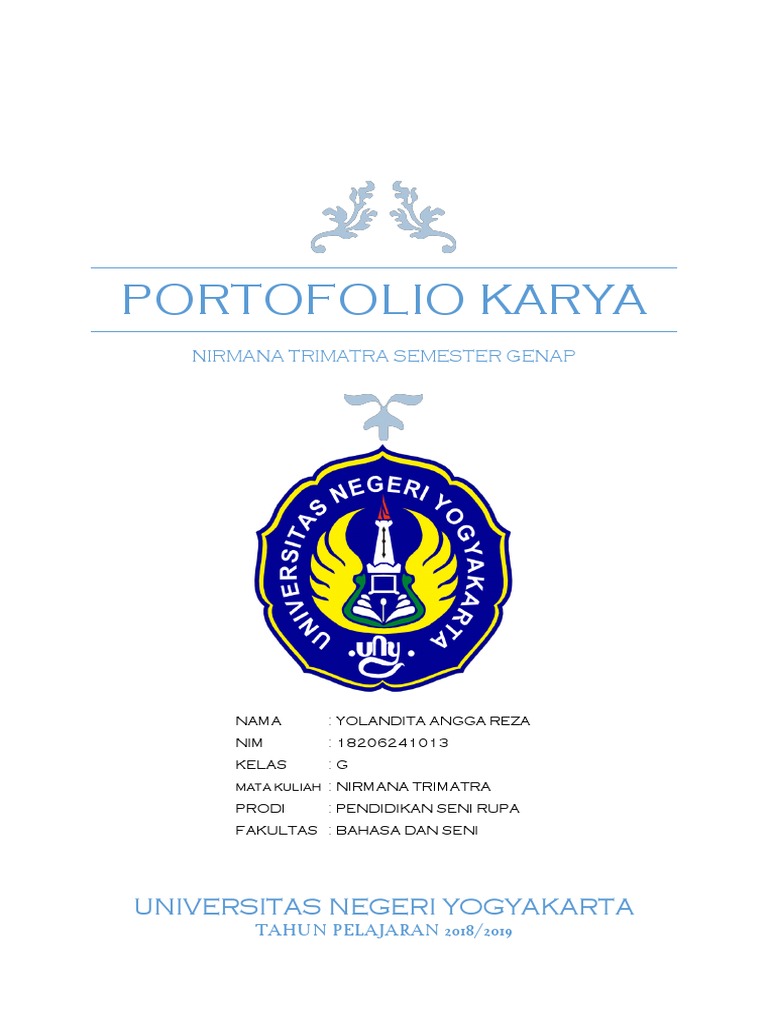 Portofolio Karya Nirmana Trimatra | PDF