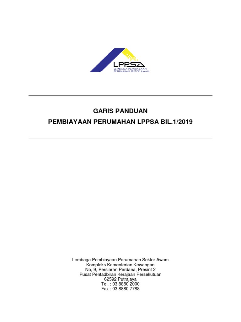 Garis Panduan LPPSA Bil. 1 2019.V1 | PDF | Hukum