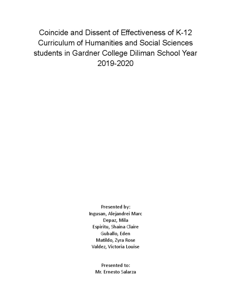 Practical Research Chapter 1 | PDF | Curriculum | Secondary Education