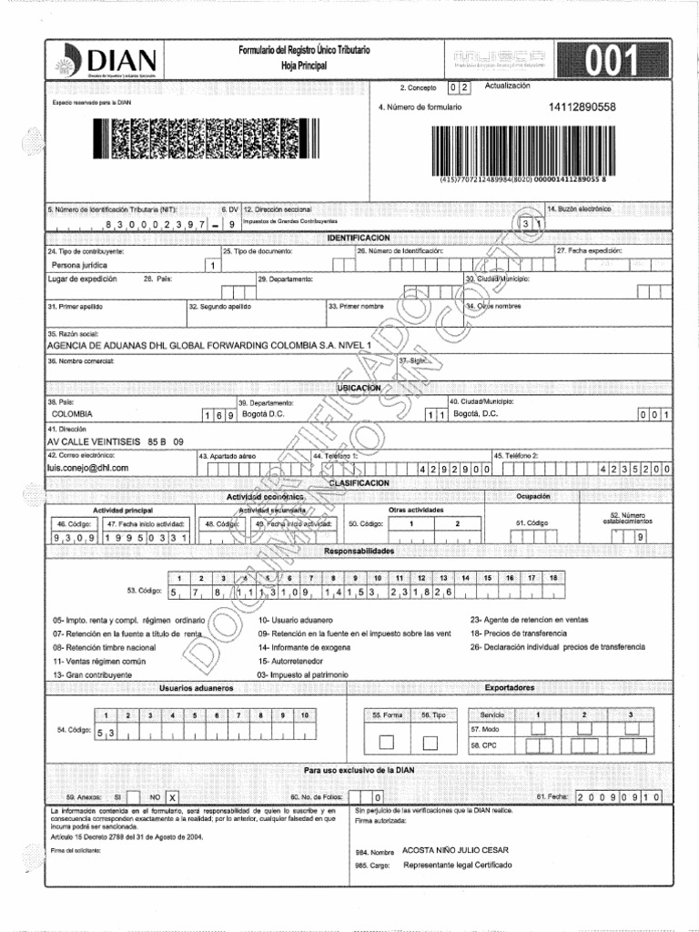 EJEMPLO Rut PDF | PDF