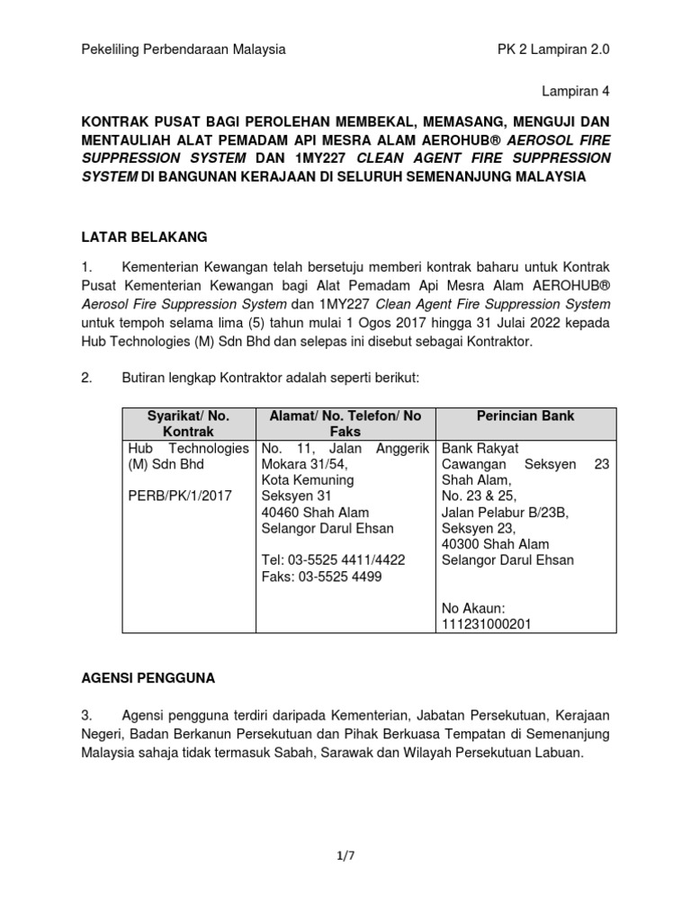 LAMPIRAN 4 1PP Alat Pemadam API Aerosol & 1MY227 | PDF