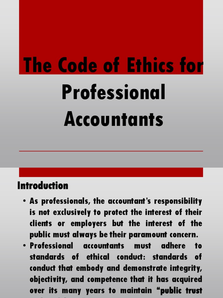TRA Code of Ethics for Accountants | PDF | Confidentiality | Regulatory ...