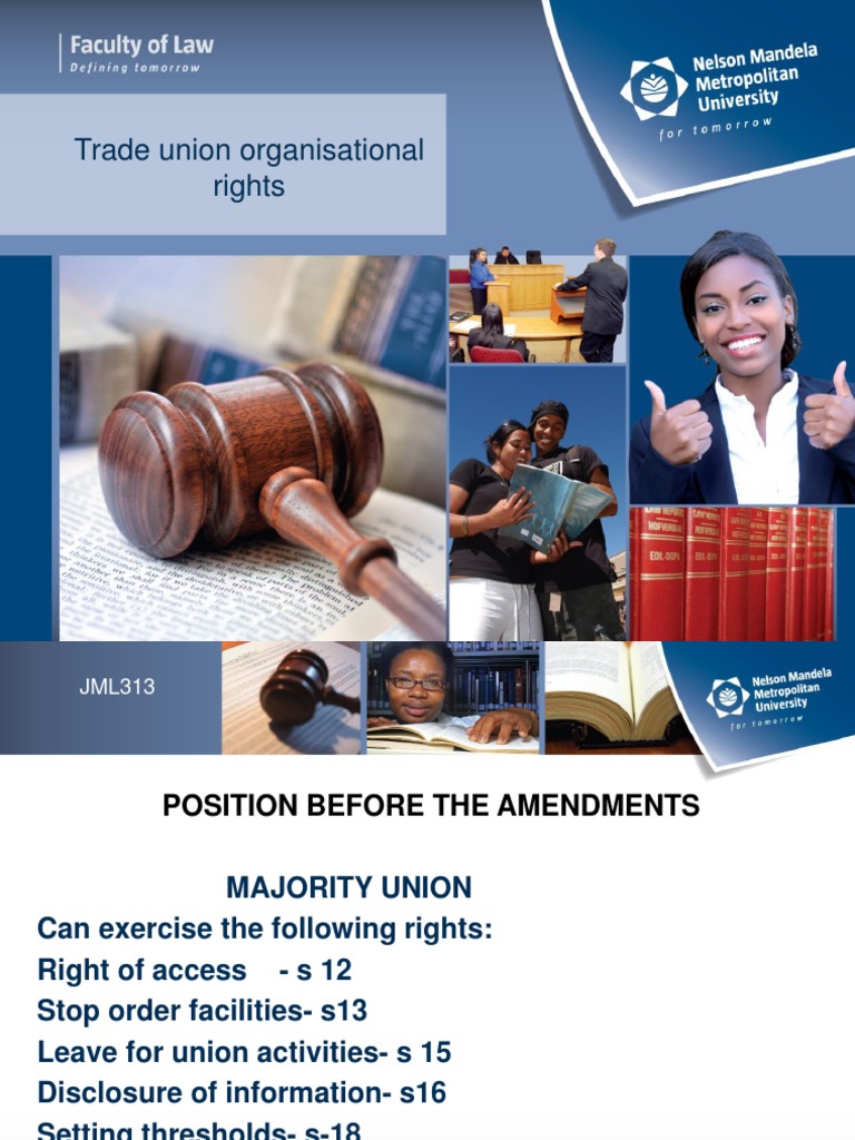 Trade Union Organisational Rights | PDF | Trade Union | Employment