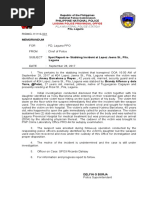 Philippine National Police: (Sample Format of Spot Report) | PDF | Law ...