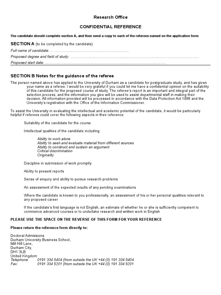 Research Office Confidential Reference | PDF | Business