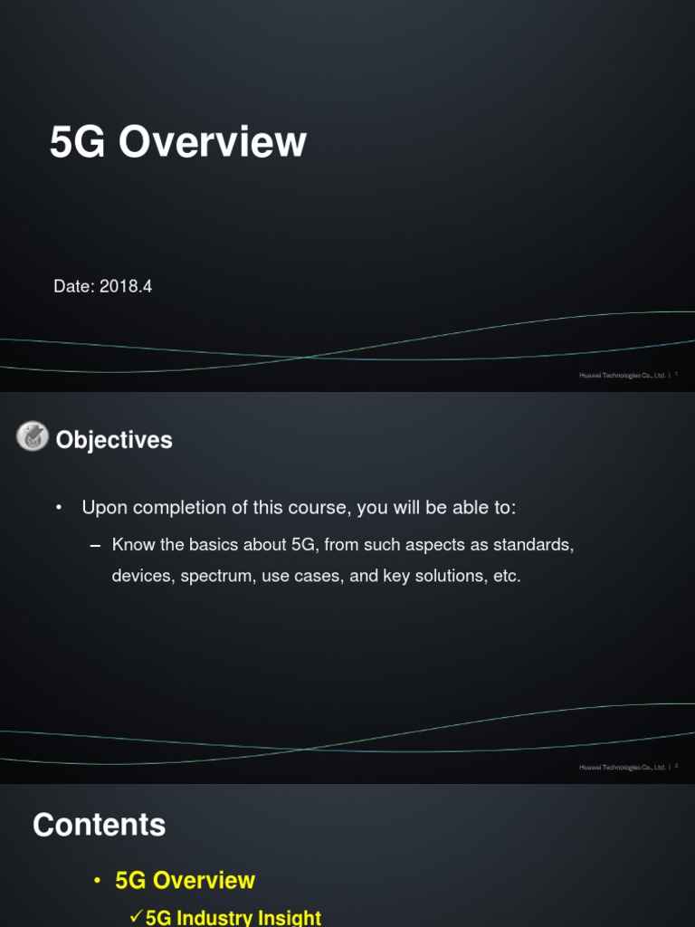 5G Overview | PDF | Mobile Telecommunications | Data Transmission