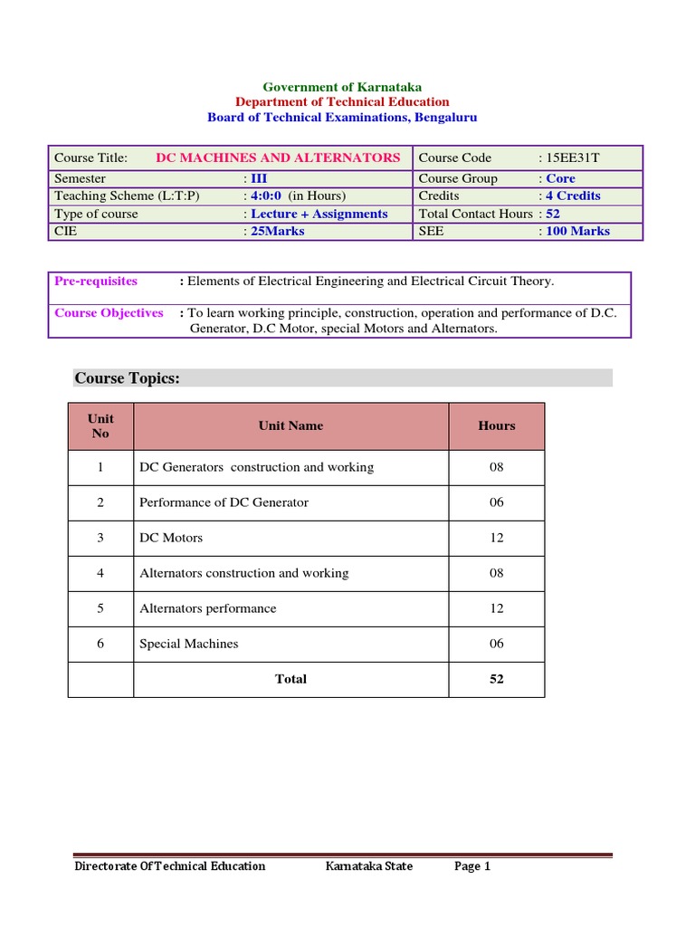 DC Machines Notes | PDF | Electric Motor | Electric Generator