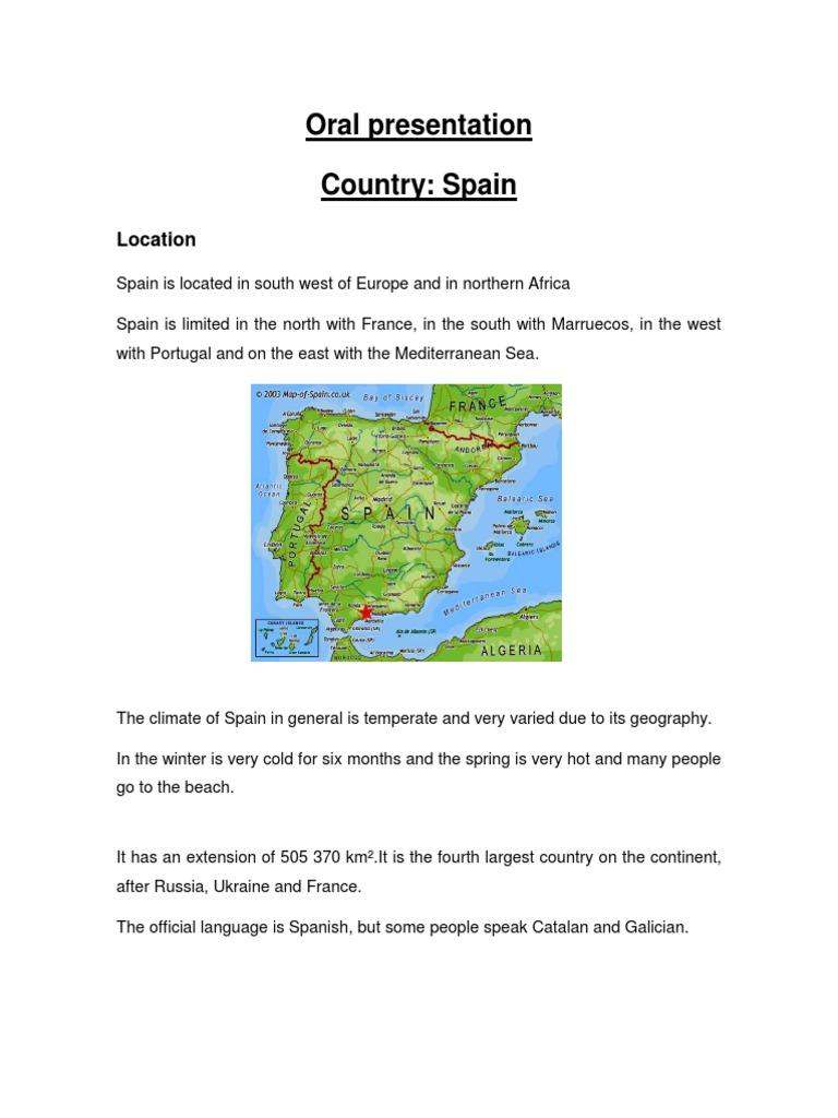 Overview of Spain: Geography and Culture | PDF | Travel | Classics