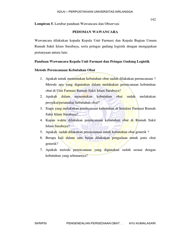 Panduan Wawancara | PDF