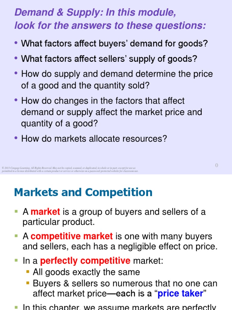 Demand, Supply and Market Equilibrium With Examples PDF | PDF | Supply ...