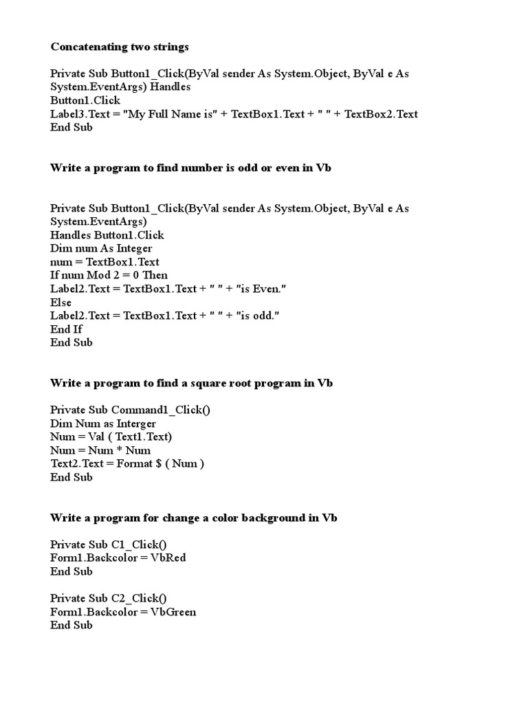 Concatenating Two Strings | PDF