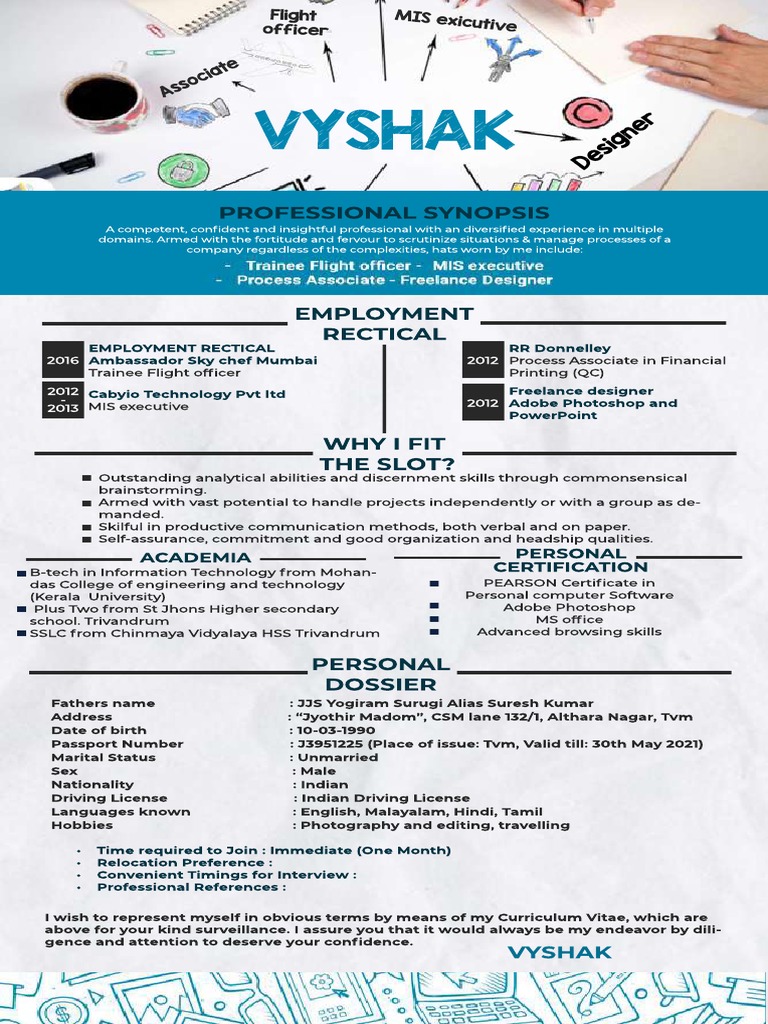 Vyshak: Professi Onal Synopsi S | PDF