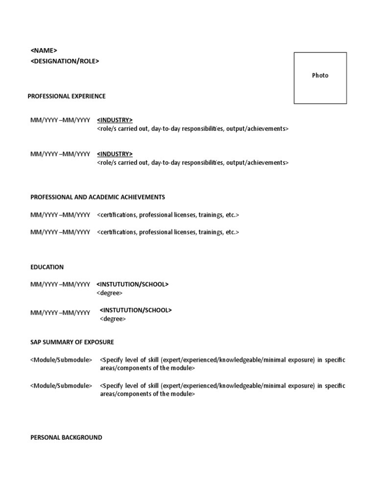 Professional Experience | PDF