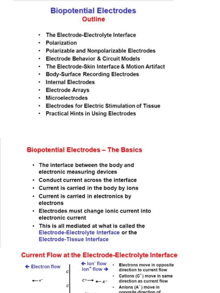 Biopotential Electrode | PDF