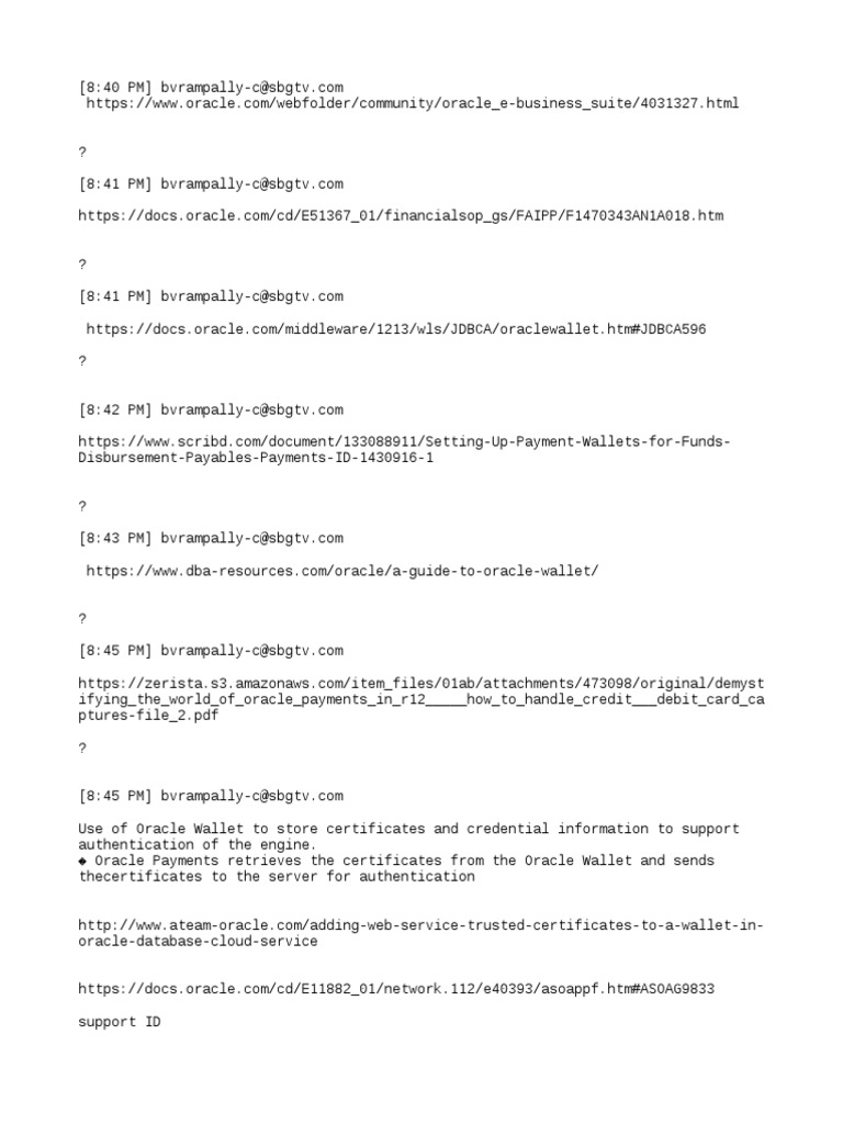 Oracle Wallet | PDF | Oracle Database | Cloud Computing