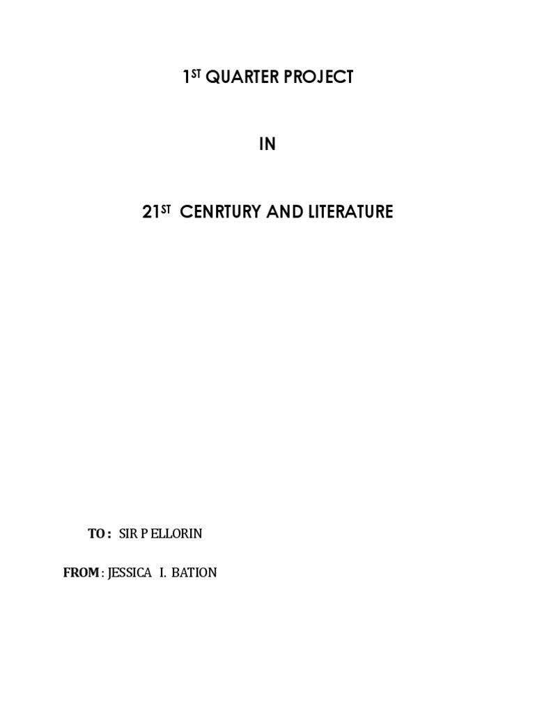 1st Quarter Project | PDF | Mystery, Thriller & Crime Fiction | Classics