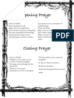 LPU Opening and Closing Prayer | PDF | Career & Growth | Religion ...