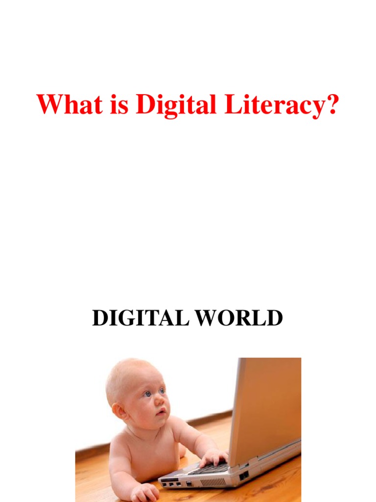 Digital Literacy Presentation 1 For School | PDF | Literacy | Cyberbullying