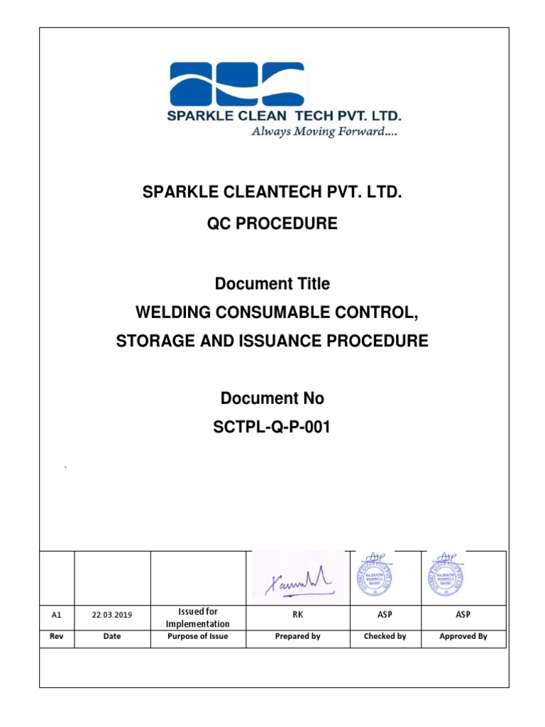 Welding Consumable Receiving Log | Welding | Metals