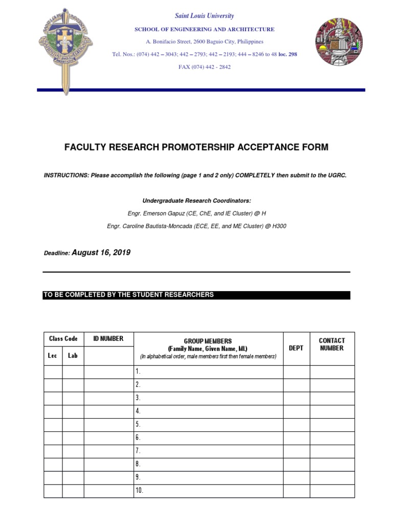 FRP Acceptance Form and GuidelinesA | PDF | Urban Planning | Efficient ...