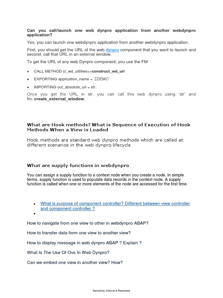 Workflow Webdynpro Pdf Debugging World Wide Web