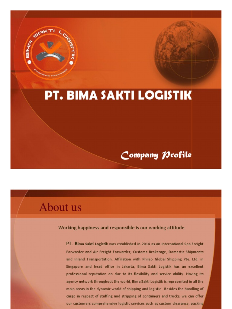 Company Profiles PT Bima Sakti Logistik | PDF | Cargo | Freight Transport