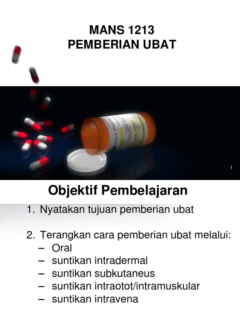 Pemberian Ubat Oral | PDF