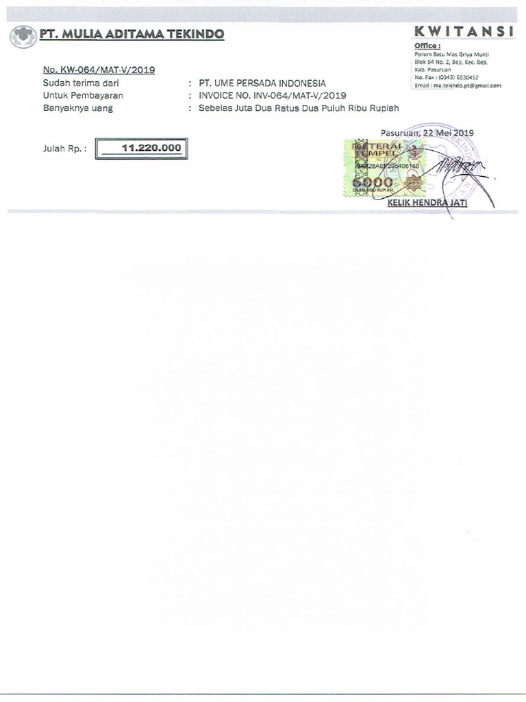 Invoice 064 PDF | PDF