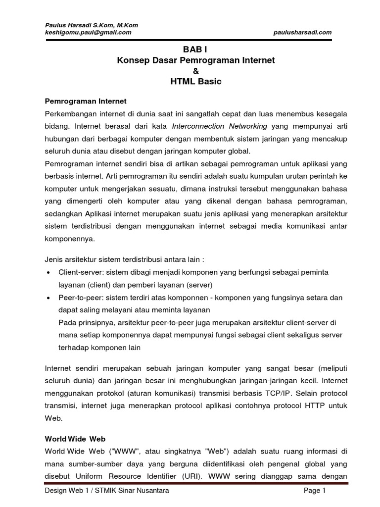 Modul Design Web I 2017 | PDF